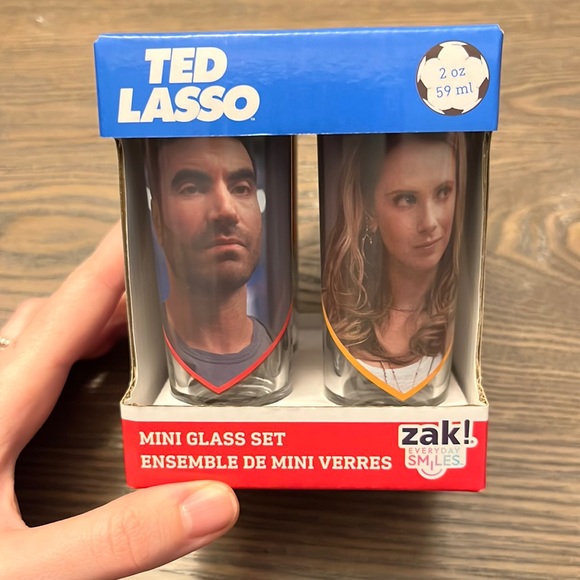 zak | Dining | Nwt Ted Lasso Mini Glass Set | Poshmark